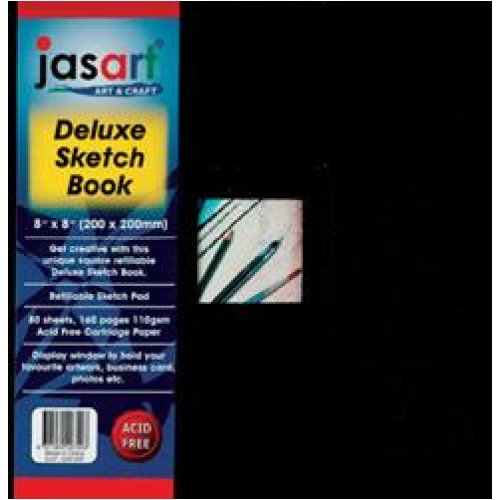 Sketch Book Jasart Deluxe 10x10 Inch With Window | Skout Office Supplies