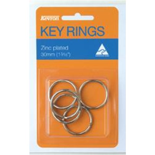 Key Rings - Kevron - 30mm - Zinc Plated | Skout Office Supplies