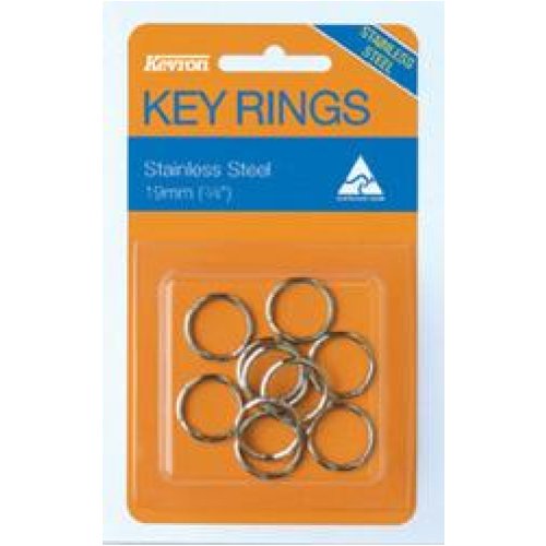 Key Rings - Kevron - 19mm - Stainless Steel | Skout Office Supplies