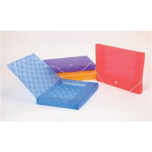 Box File - Marbig - A4 - PP Shimmer with Elastic - Pink | Skout Office ...