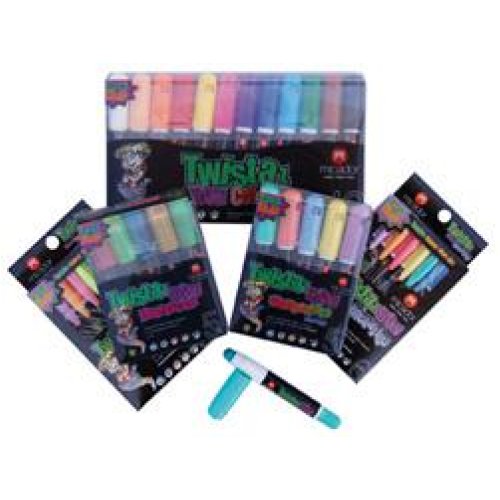 Crayons Micador Pastels Twistaz Silky 5 Fluro Colours | Skout Office ...