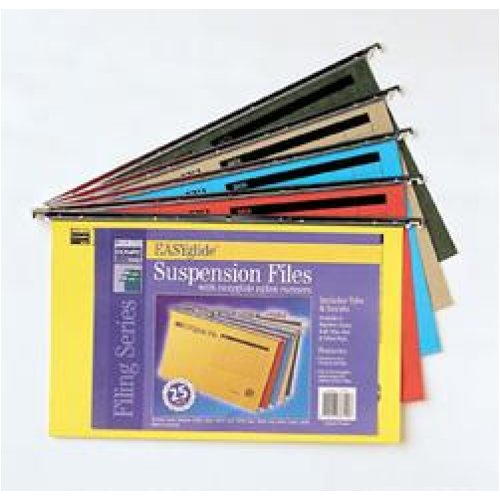 Suspension File Olympic FC Easyglide Blue Pk 10 | Skout Office Supplies