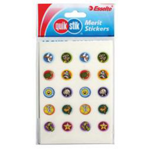 Merit Stickers - Quik Stik - Characters - 13mm - 200 Pack | Skout ...