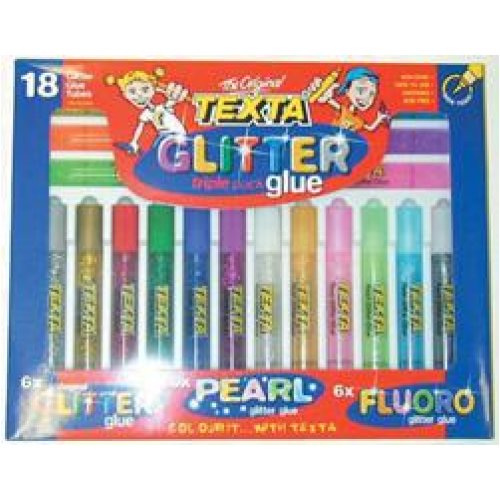 Glitter Glue Texta Triple Pack Pk18 | Skout Office Supplies