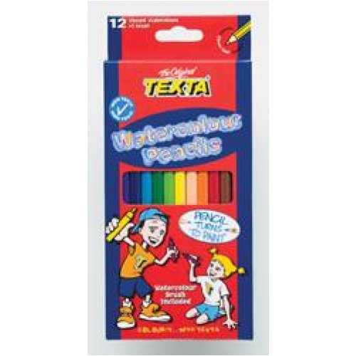 Pencil Coloured Texta Watercolours 12's | Skout Office Supplies