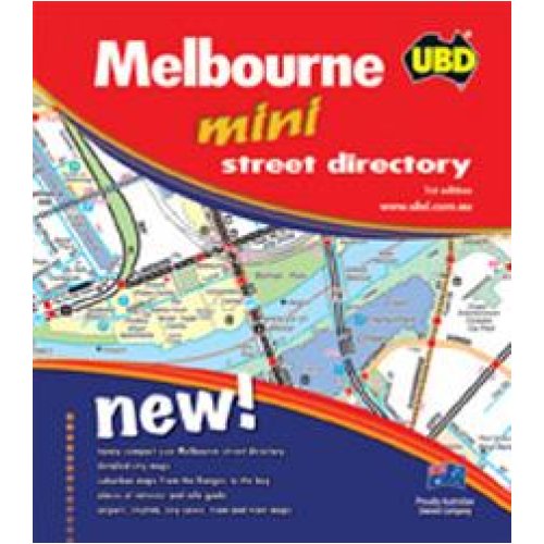Street Directory - Melbourne Mini UBD (1st Edition) | Skout Office Supplies