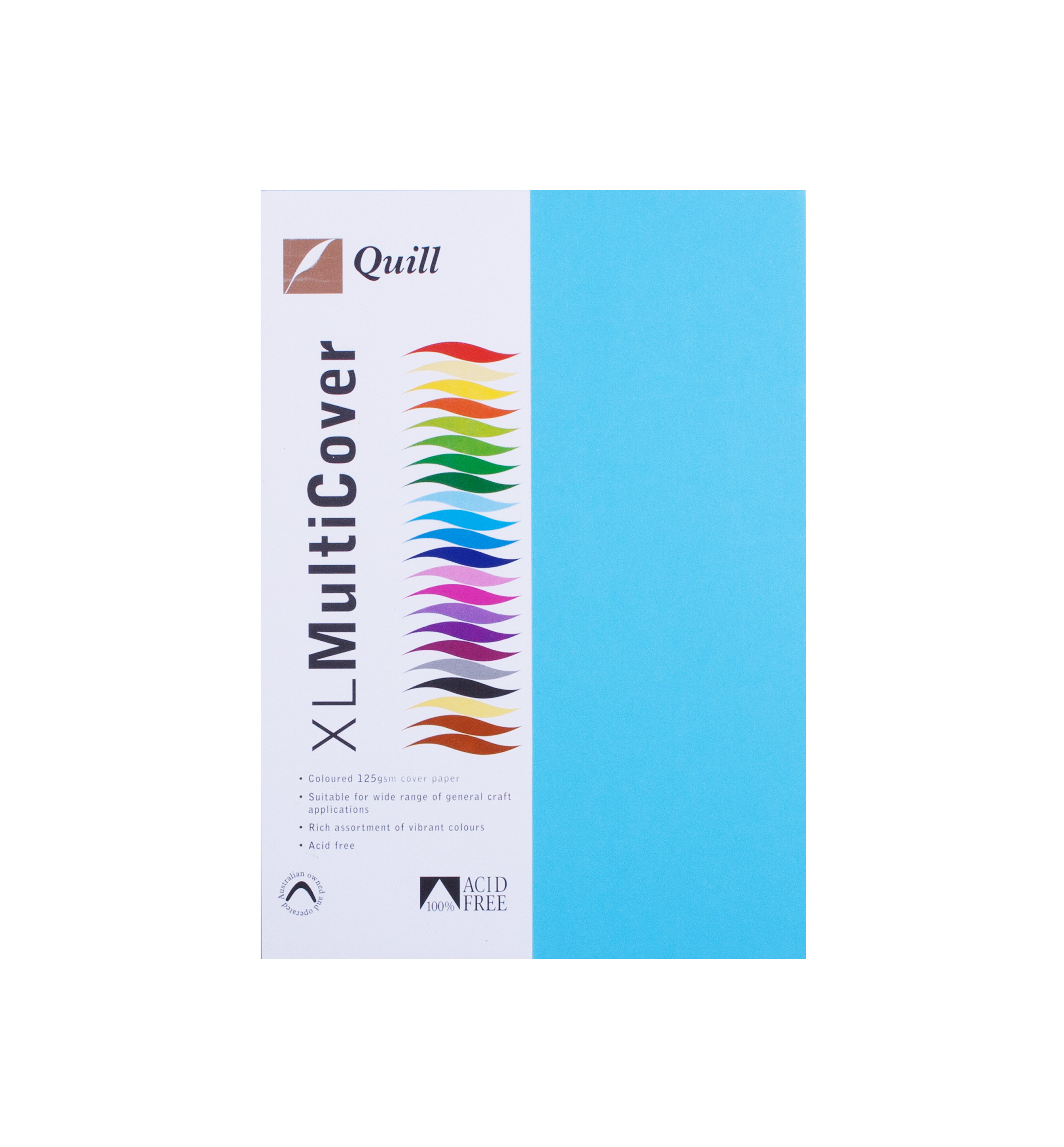Cover Paper Quill A4 XL 125gsm Sky Blue (Pack of 250) | Skout Office ...