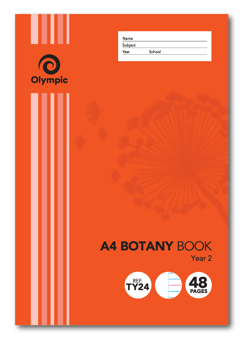 Botany Book - Olympic - A4 - Year 2 - 48 Page | Skout Office Supplies