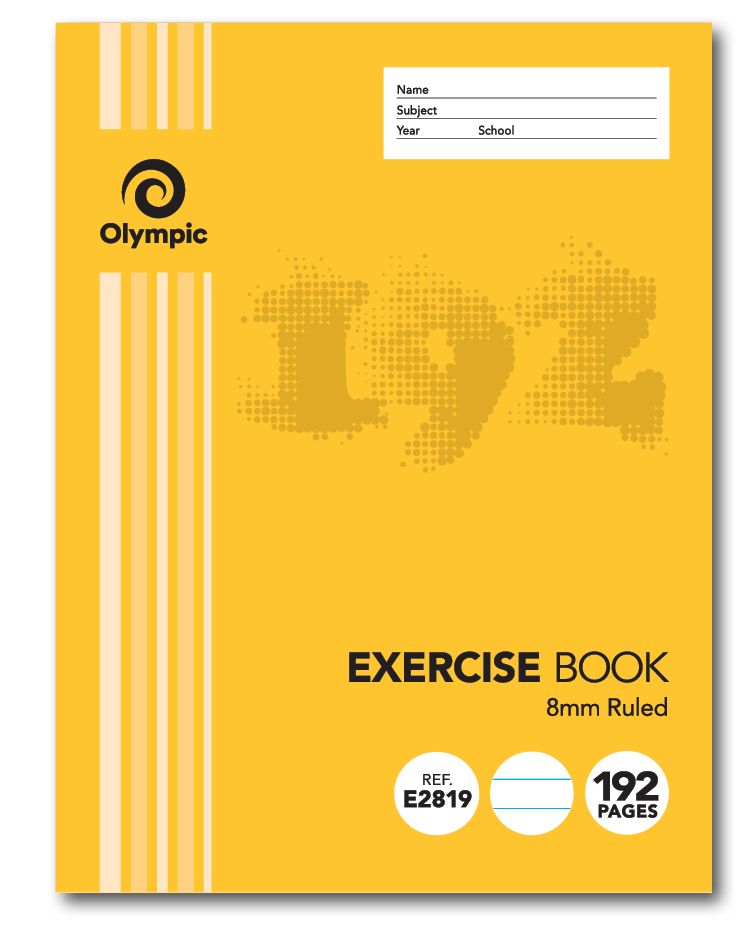 Exercise Book - Olympic - 225x175mm - 192 Page | Skout Office Supplies