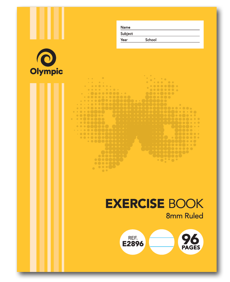 Exercise Book - Olympic - 225x175mm - 96 Page | Skout Office Supplies