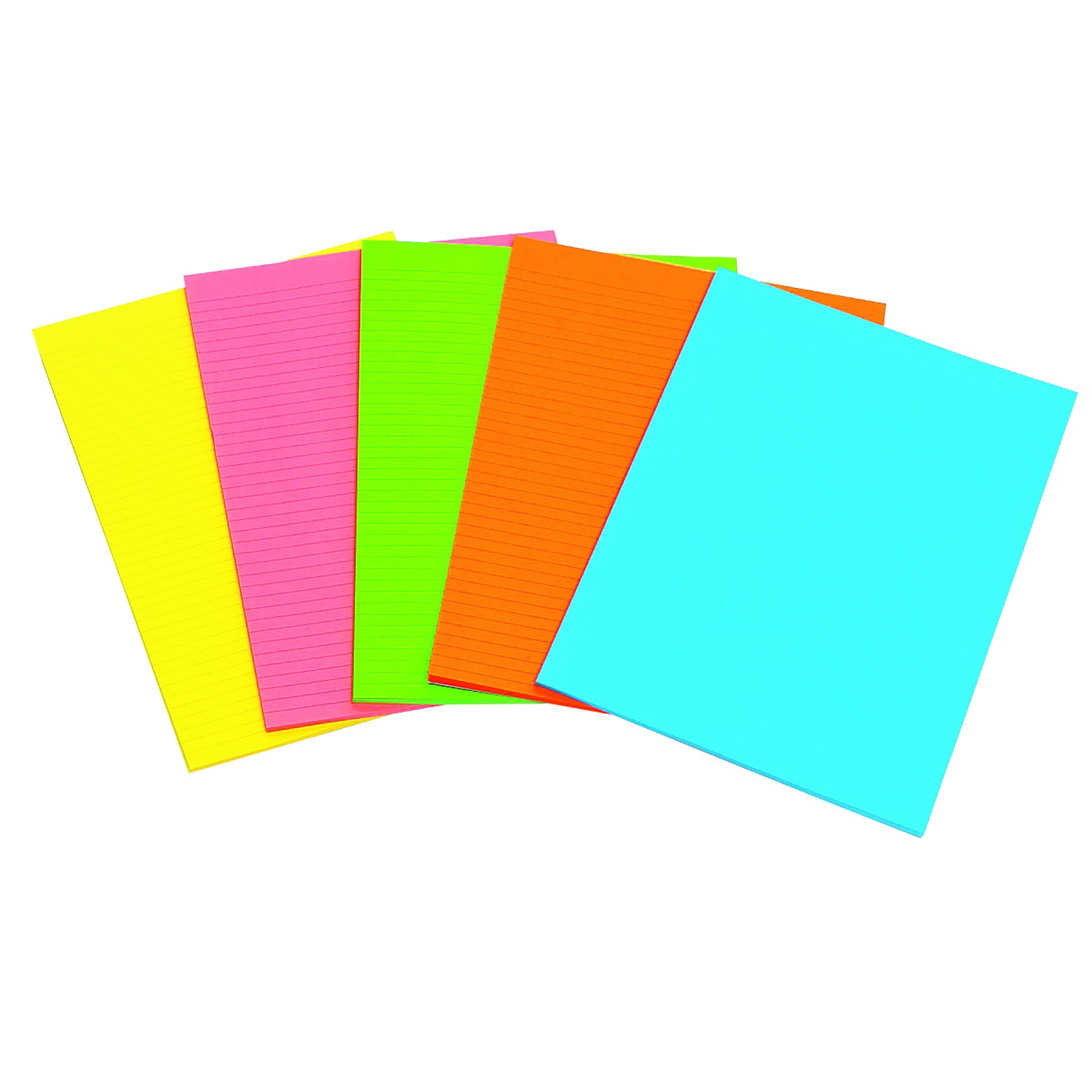 Writing Pads - Marbig - A4 - Fluro Assorted Colours - 40 Leaf | Skout ...