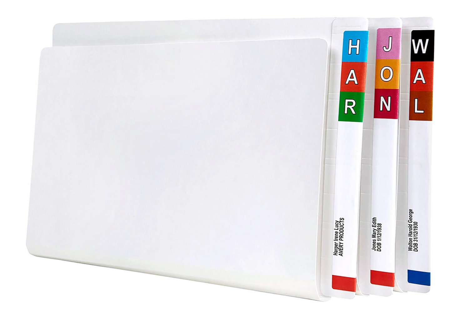 Lateral File - Avery - Foolscap White With Permclip File Fastener - Box ...