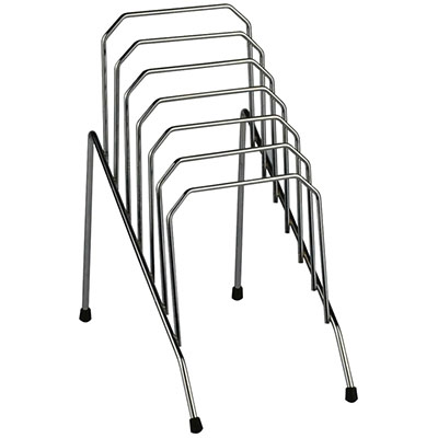 Step File Organiser - Italplast - Small - 6 Graduated Slot - Chrome ...