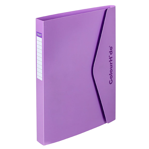 Binder - Colourhide - A4 - PP - 25mm 2D Ring - Purple | Skout Office ...