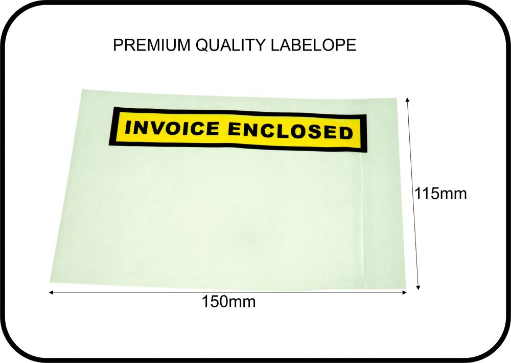 Labelope - Invoice Enclosed - Osmer - 150x115mm - Box of 1000 | Skout ...