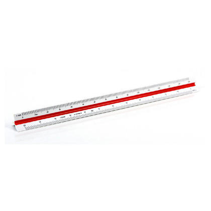 Scale Ruler - Deli - Triangular - 30cm | Skout Office Supplies