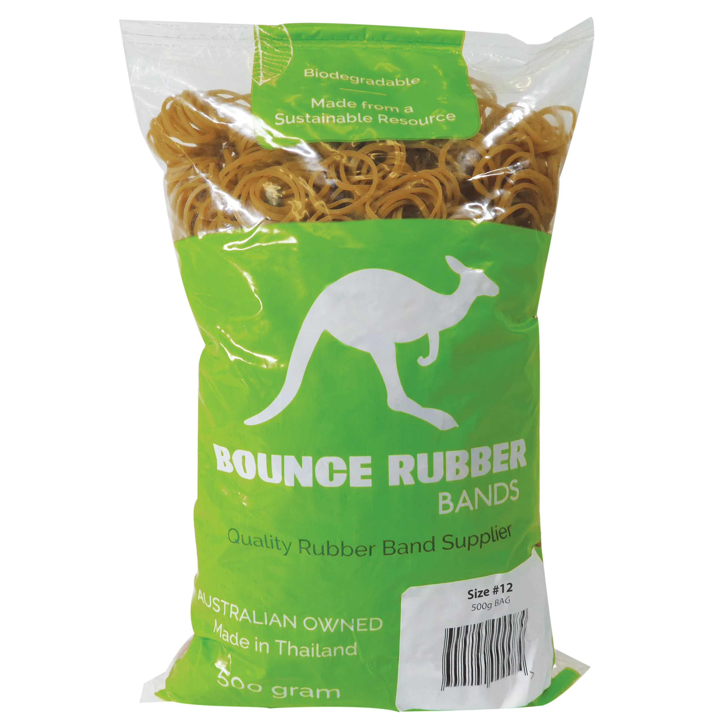 Rubber Bands - Bounce - Size 12 - 500gm | Skout Office Supplies