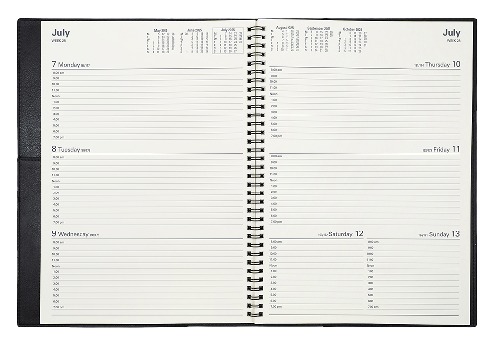Diary - Collins - Vanessa - A4 - Week To View - 2026 - Blue | Skout ...