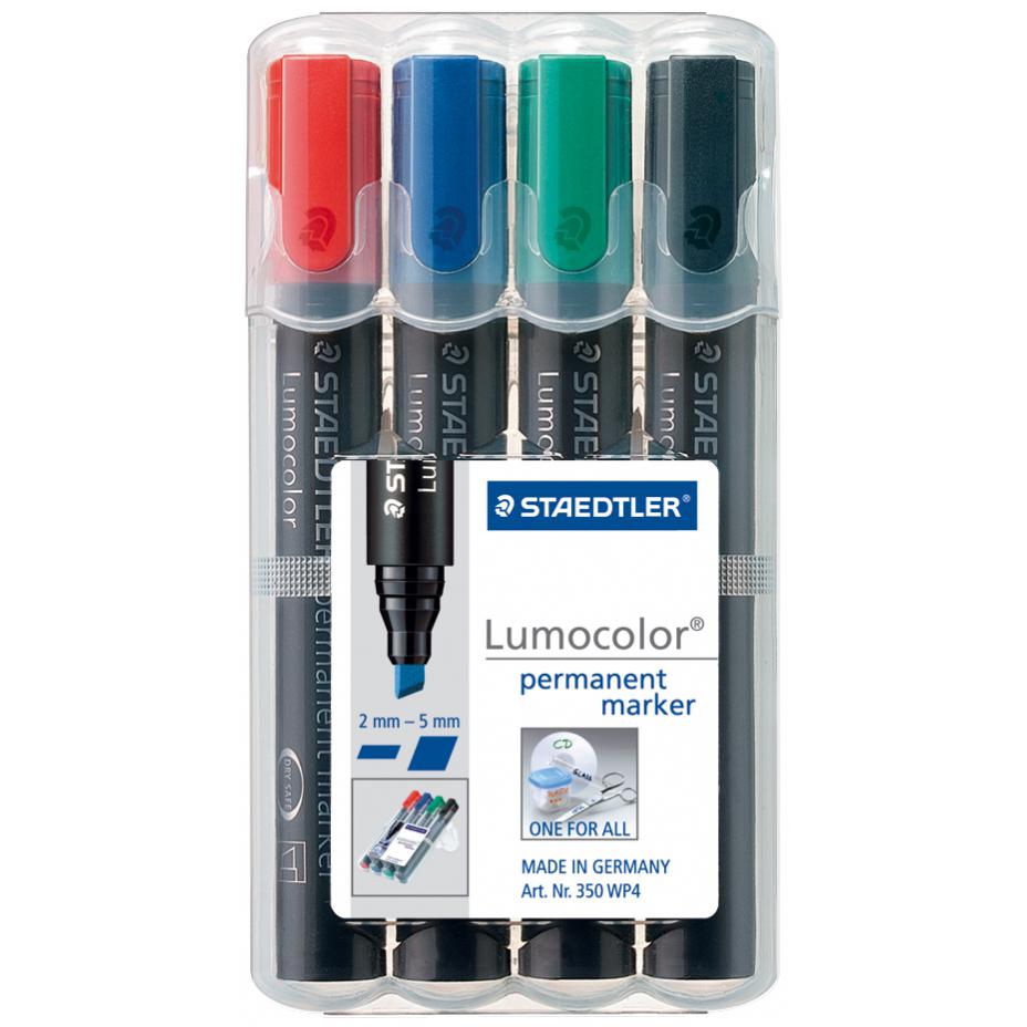 Permanent Marker - Staedtler - 350 - Lumocolor - Chisel - 2-5mm ...