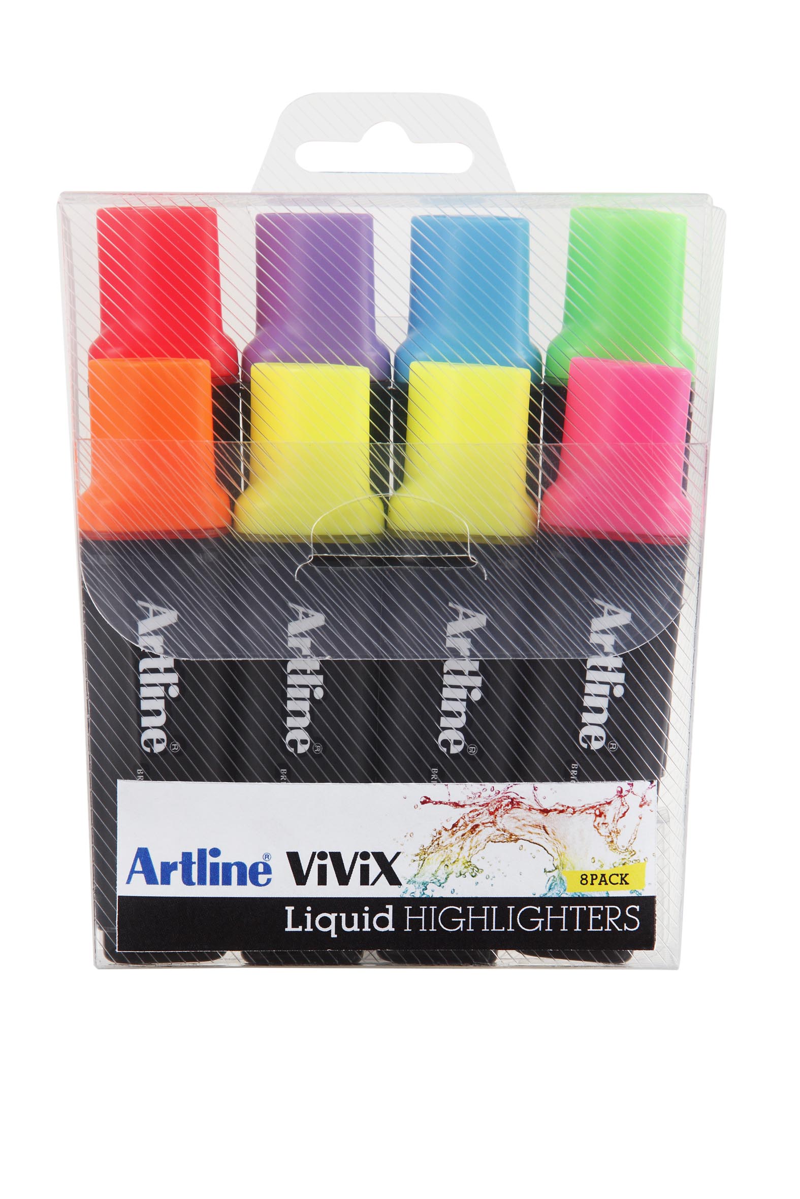 Highlighter - Artline - Vivix - Wallet of 8 | Skout Office Supplies