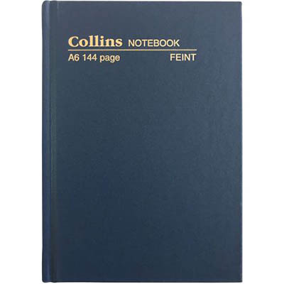 Notebook - Collins - A6 - Feint - 144pg | Skout Office Supplies