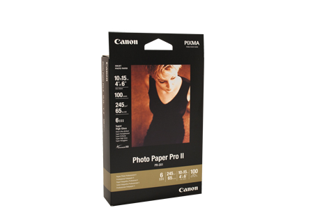 Canon Photo Paper Pro II 6" x 4" 100 Sheets - 245gsm | Skout Office ...