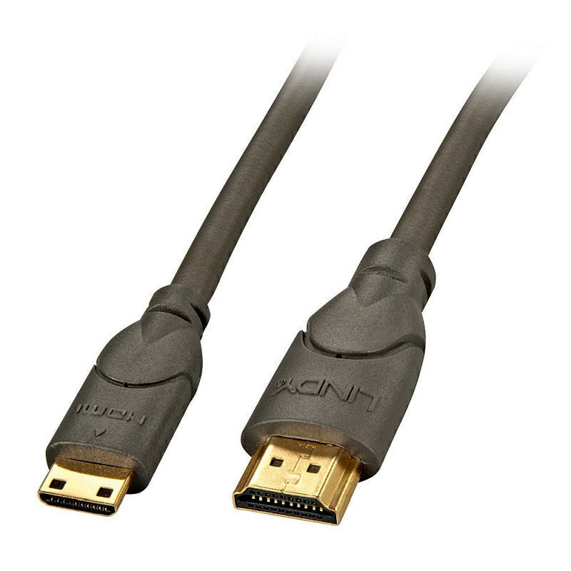 HDMI to Mini HDMI Cable Lindy Premium Anthracite 2M | Skout Office Supplies